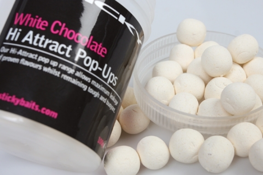 Sticky White Chocolate Pop Ups | Total Carp